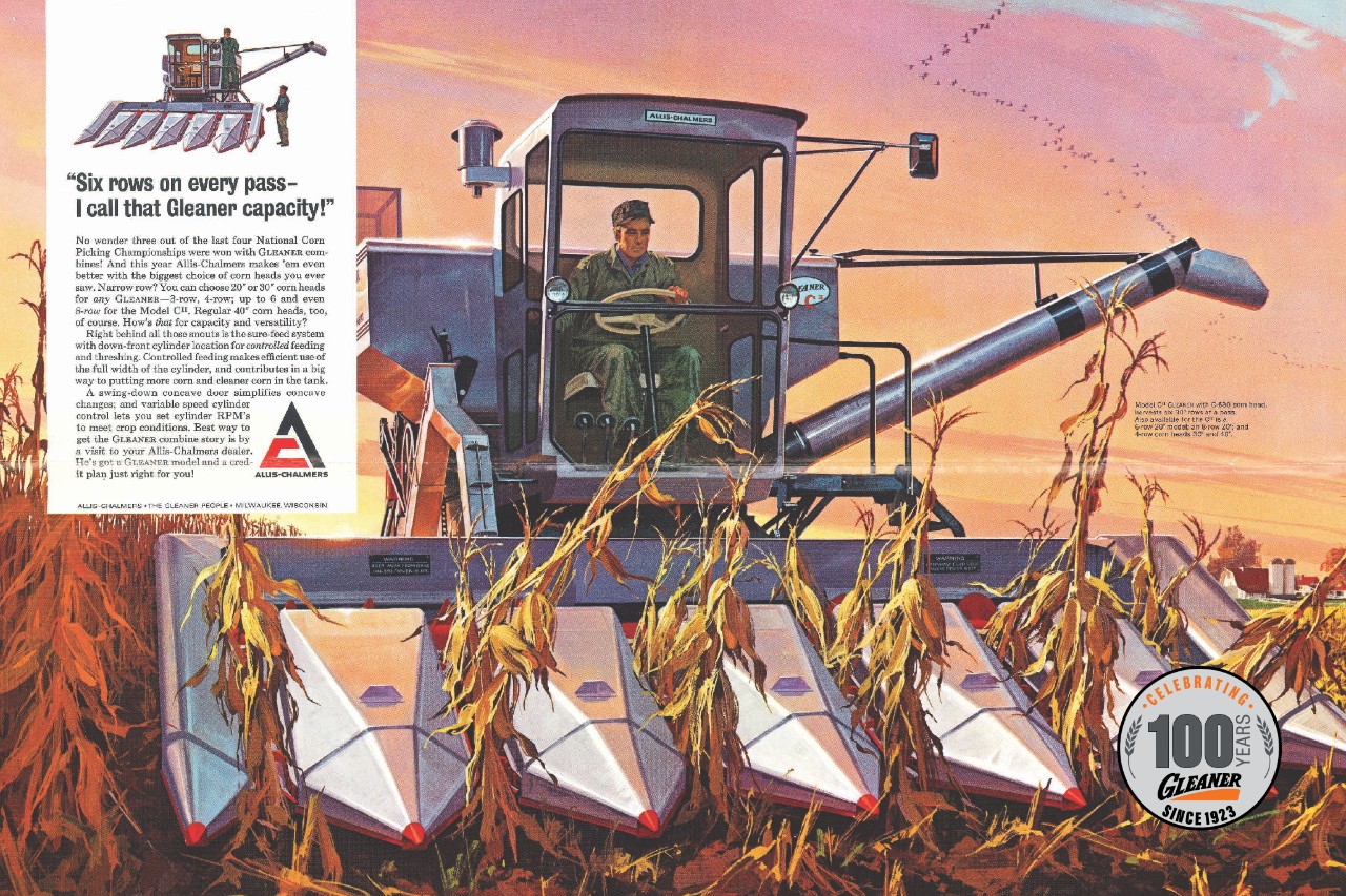 Vintage Gleaner Centennial Poster - "Gleaner capacity!" – Schmidt ...
